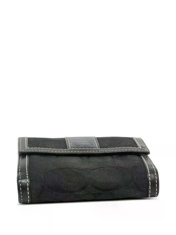 COACH VINTAGE Logo-detail Flap Wallet