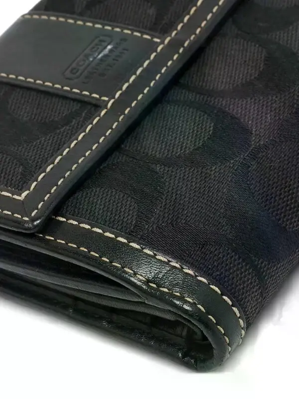COACH VINTAGE Logo-detail Flap Wallet