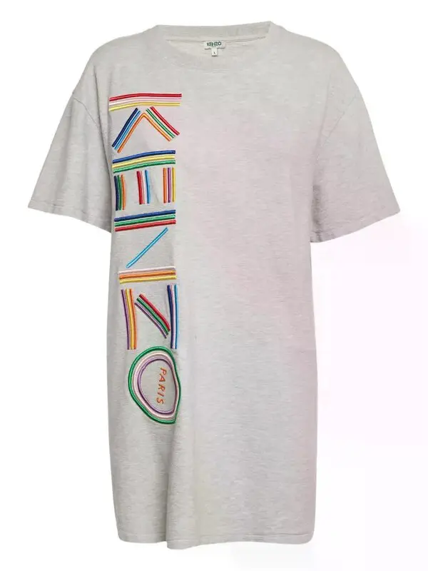 Kenzo Embroidered Logo Mini Dress
