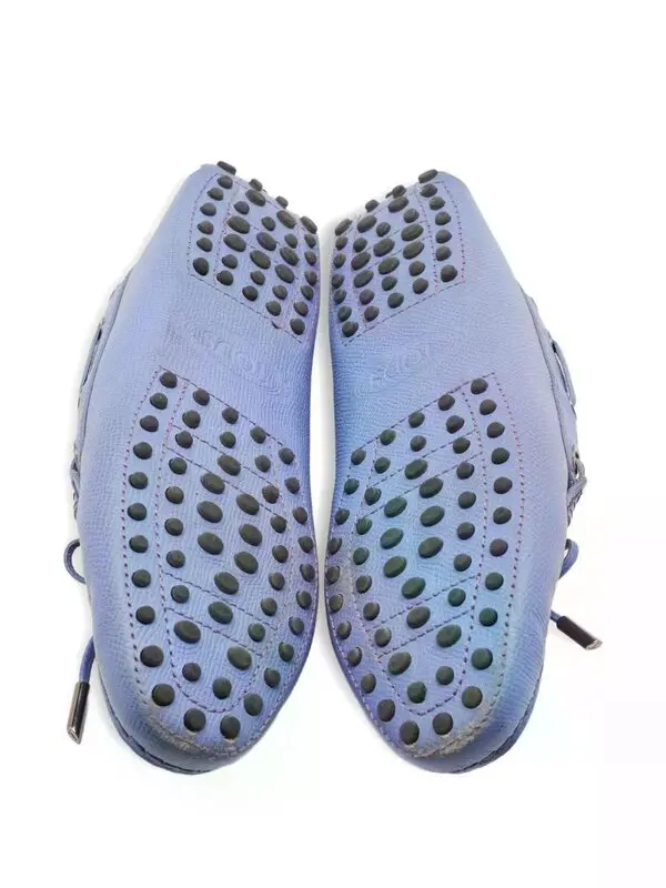 TOD'S 2024 Bow-embellished Loafers - Blue