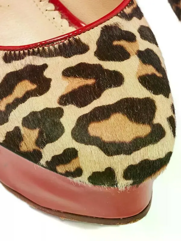 CHARLOTTE OLYMPIA 145mm Leopard-print Platform Pumps