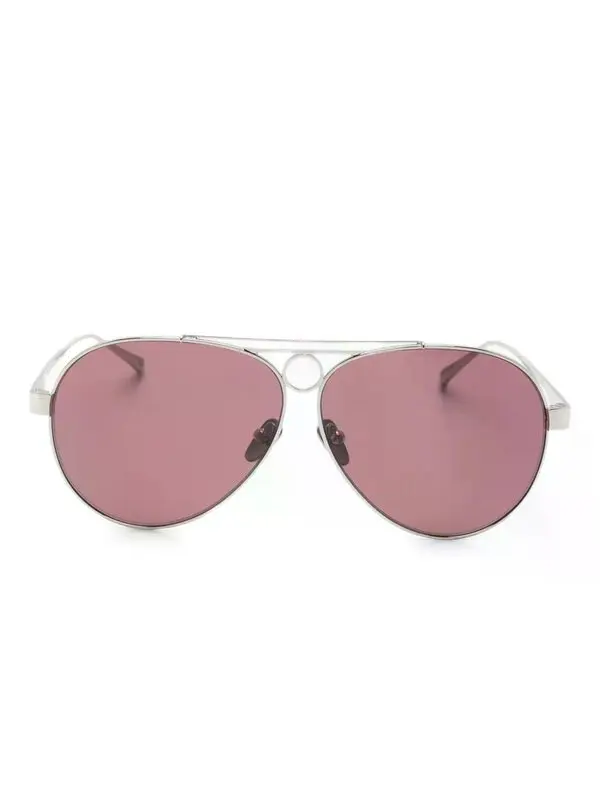 FACE.HIDE Hunter Pilot Sunglasses - Silver
