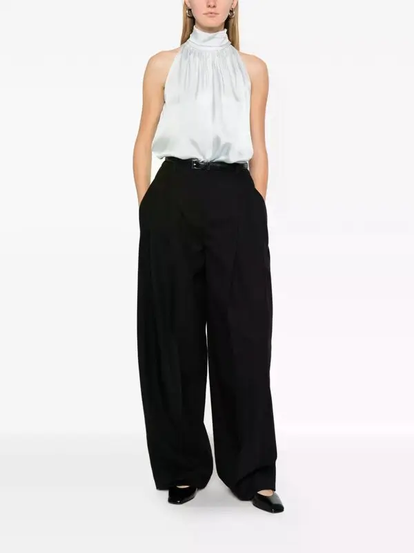 ANINE BING Collared Sleeveless Top