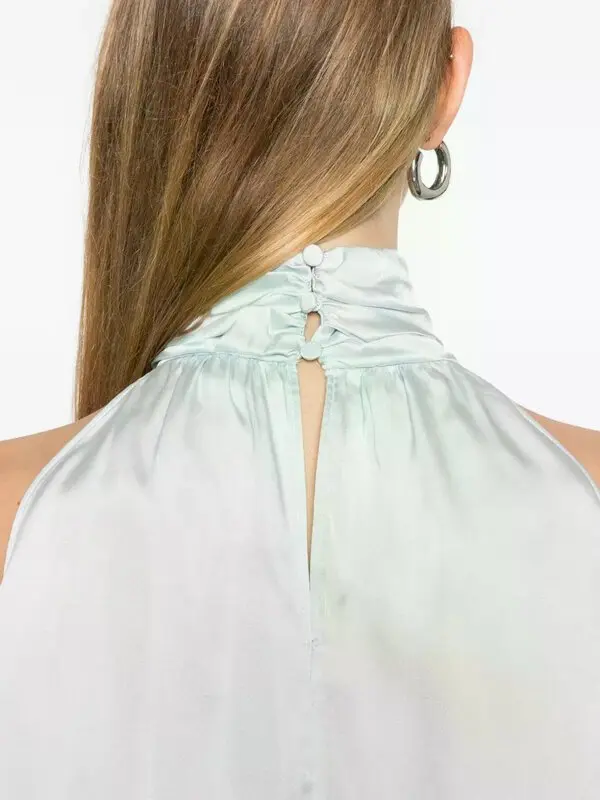 ANINE BING Collared Sleeveless Top