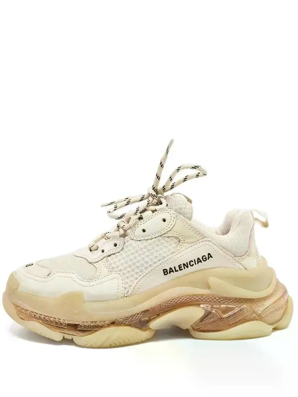 Balenciaga Triple S Leather Sneakers