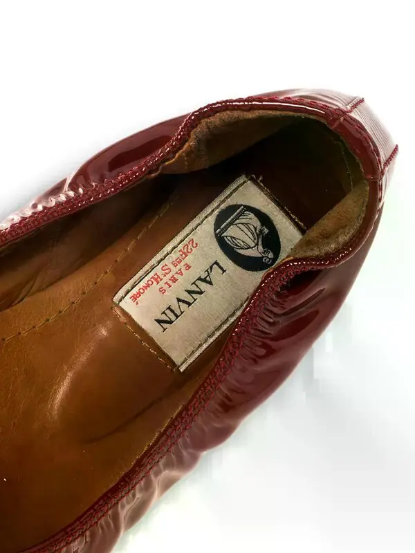 LANVIN Patent-leather Ballet Flats