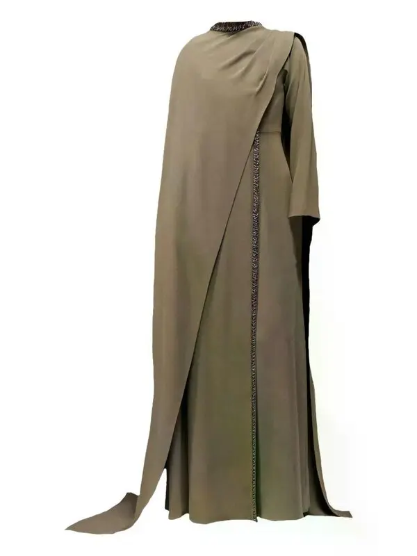 THA SEEN Embellished Maxi Dress