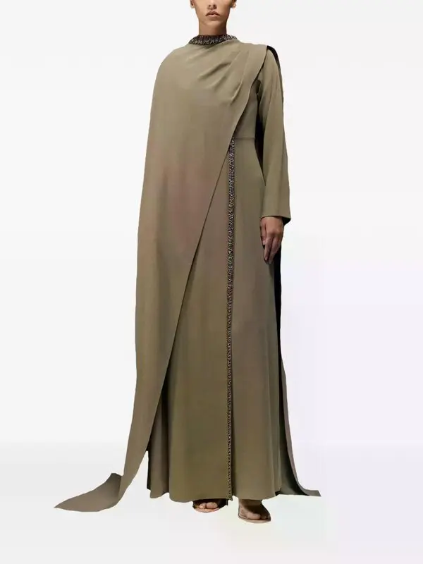 THA SEEN Embellished Maxi Dress