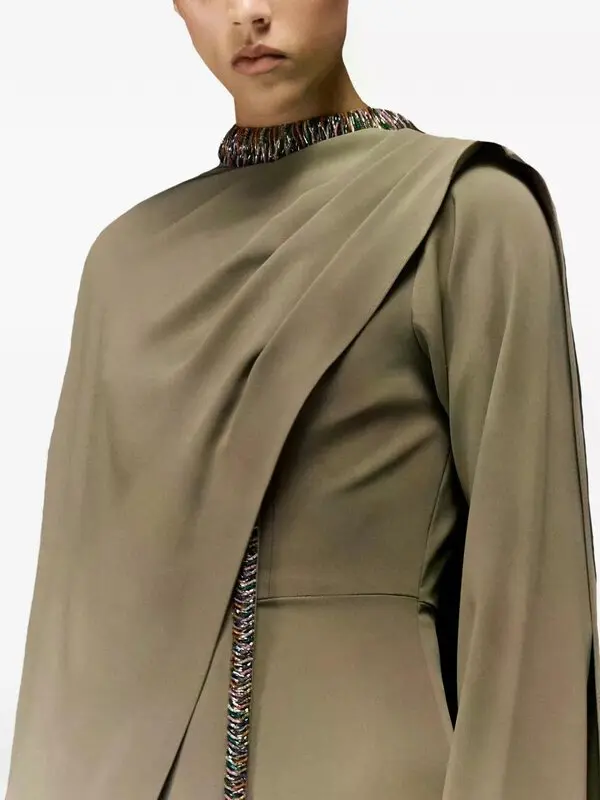 THA SEEN Embellished Maxi Dress