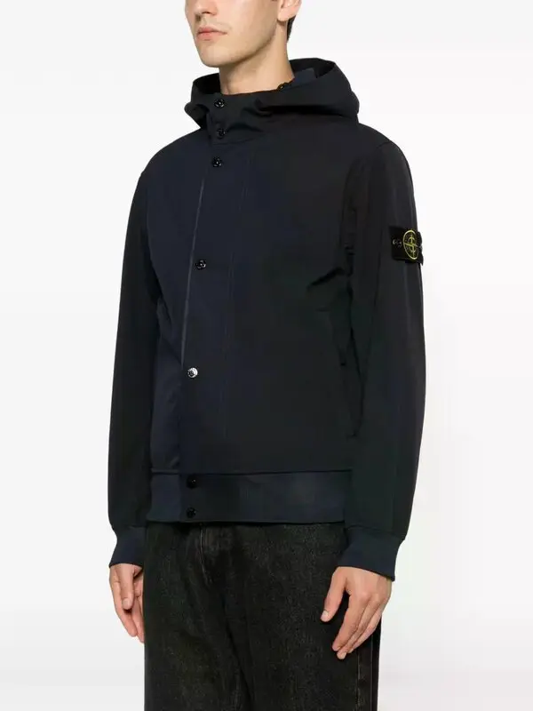 Stone Island Patch-detail Hooded Jacket