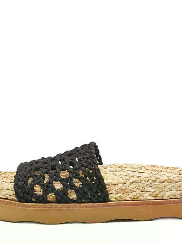 Chloé Crochet Platform Slides