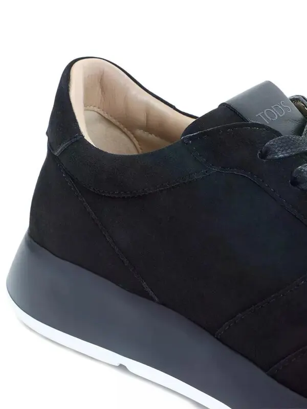 TOD'S Suede Panelled Sneakers - Blue