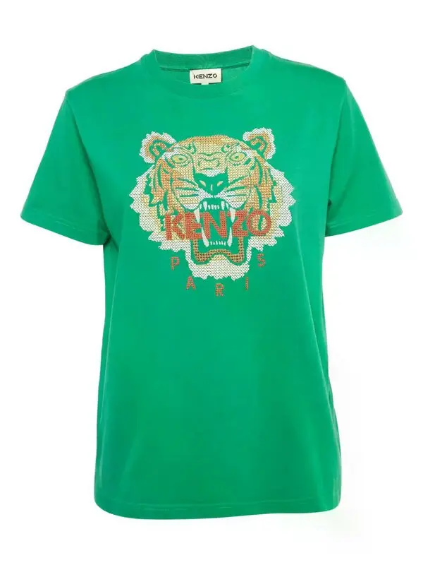 Kenzo Lion-embroidered T-shirt