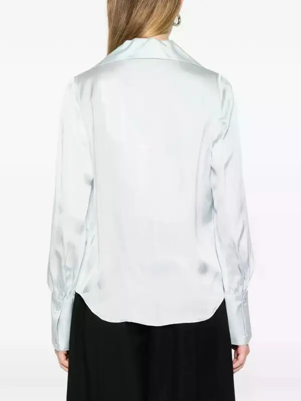 ANINE BING Bethany Buttoned Shirt - Blue