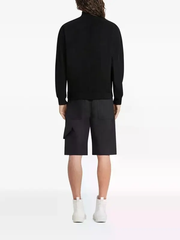 COURREGES Zip-up Jacket - Black
