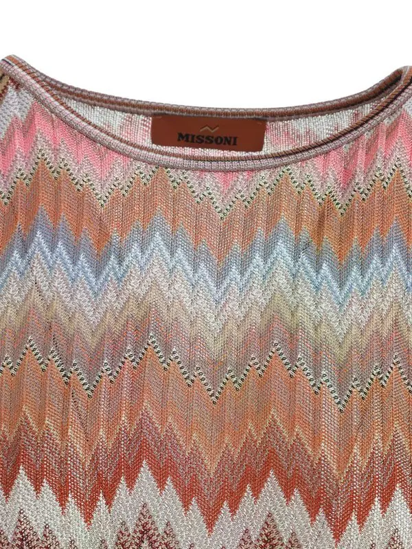Missoni Chevron-pattern Sleeveless Top