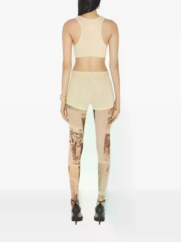 JEAN PAUL GAULTIER Ribbed Patch-detail Shorts
