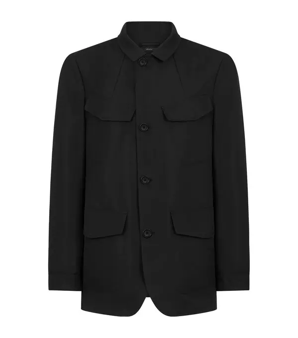 TOM FORD Cotton-blend Collared Jacket