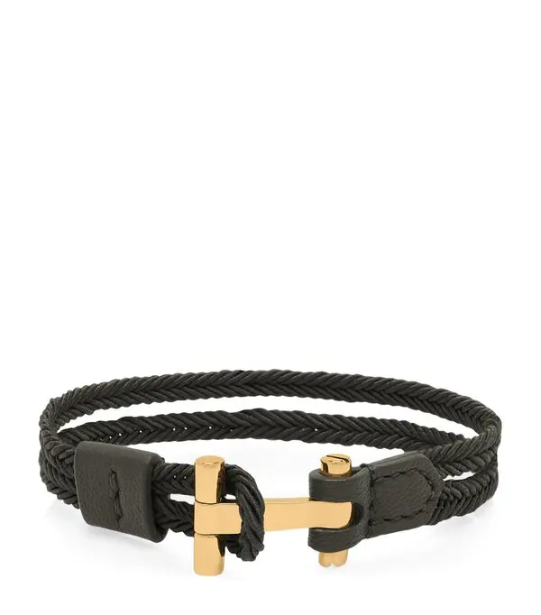 TOM FORD Braided Bracelet - Green
