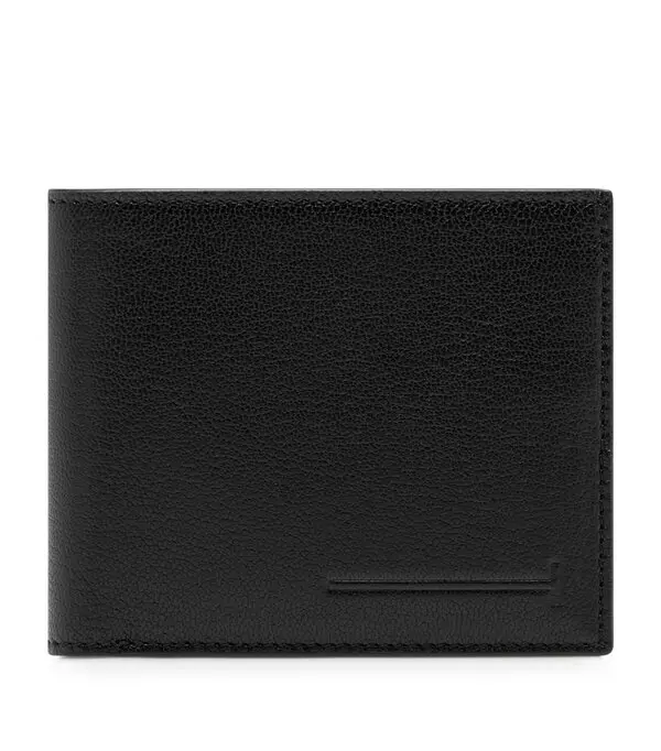TOM FORD Leather Bifold Wallet - Black