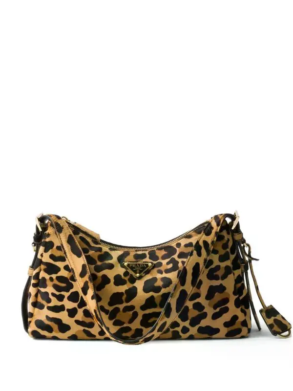 Prada Aimèe Printed Shoulder Bag - Neutrals