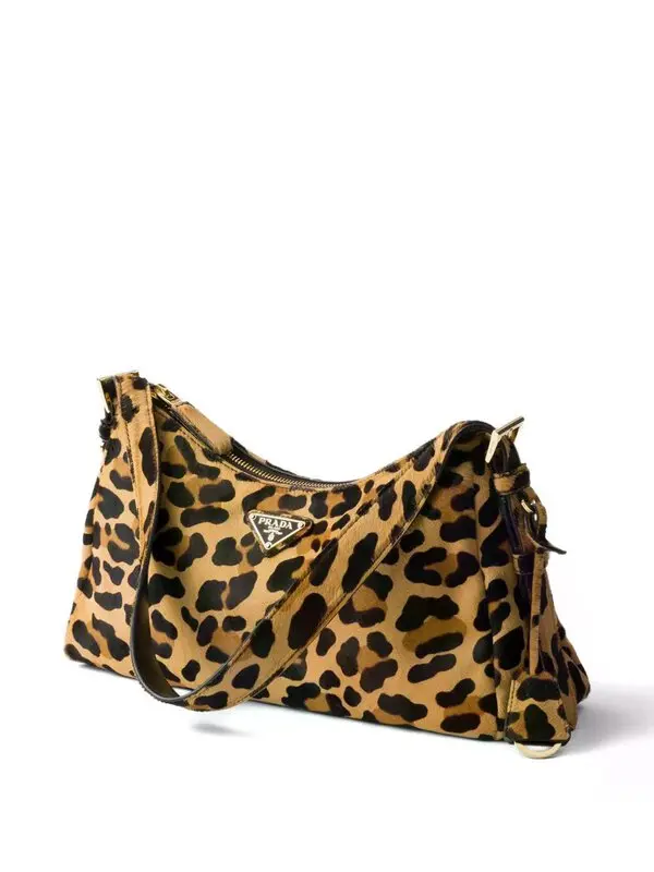 Prada Aimèe Printed Shoulder Bag - Neutrals