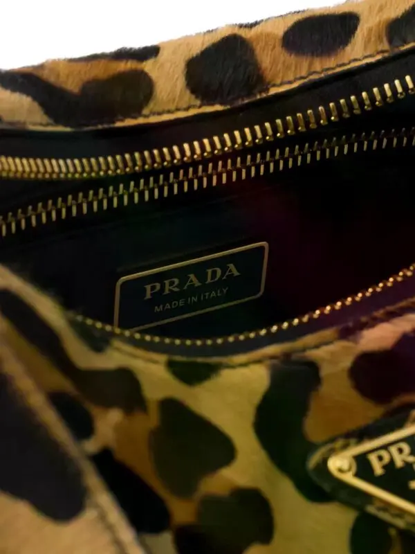 Prada Aimèe Printed Shoulder Bag - Neutrals
