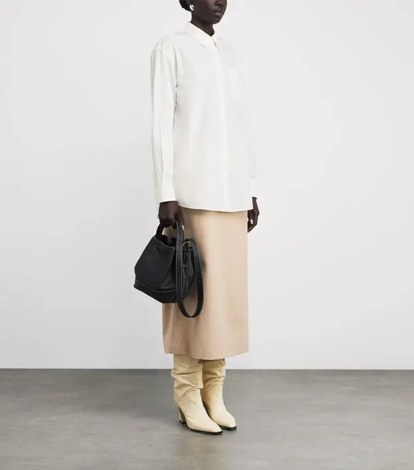 Lafayette 148 New York Cotton Oversized Shirt