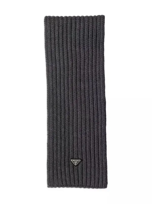 Prada Wool Scarf - Grey