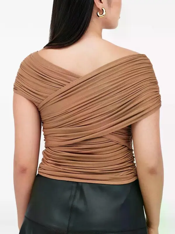 MARCELLA Alyssa Straps-detail Top - Brown