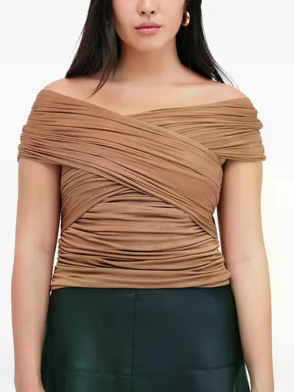 MARCELLA Alyssa Straps-detail Top - Brown