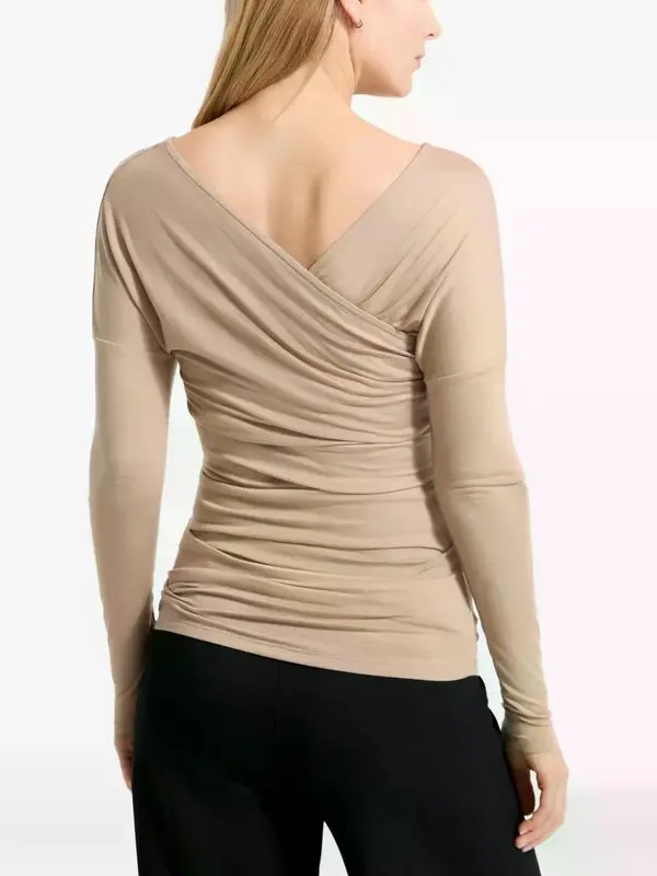 MARCELLA Long-sleeve V-neck T-shirt