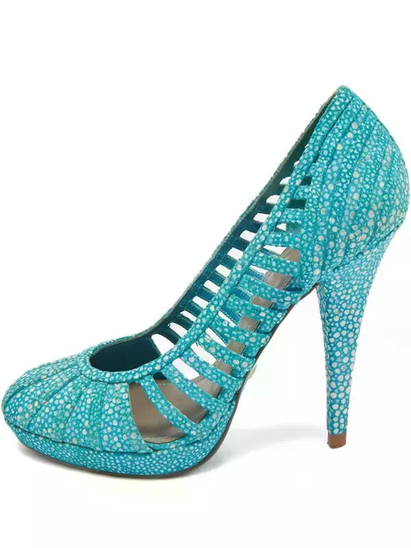 Versace Cut-outs Platform Pumps