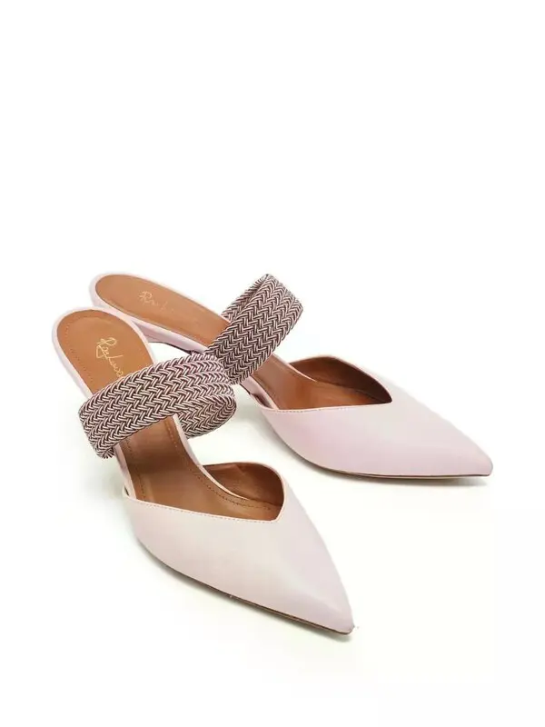 MALONE SOULIERS X Roy Luwolt Strap-braided Leather Mules