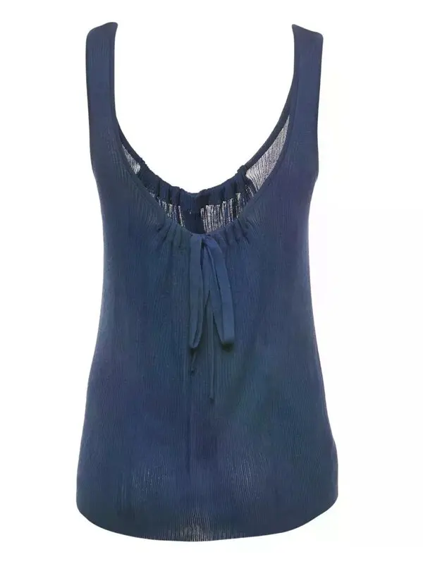 Marni Knitted Tie-up Tank Top