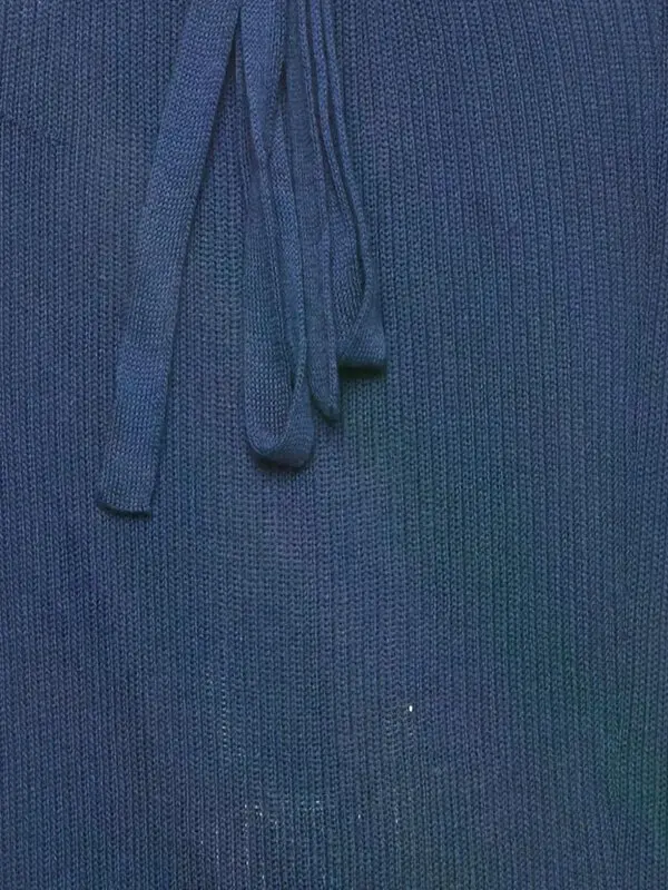 Marni Knitted Tie-up Tank Top
