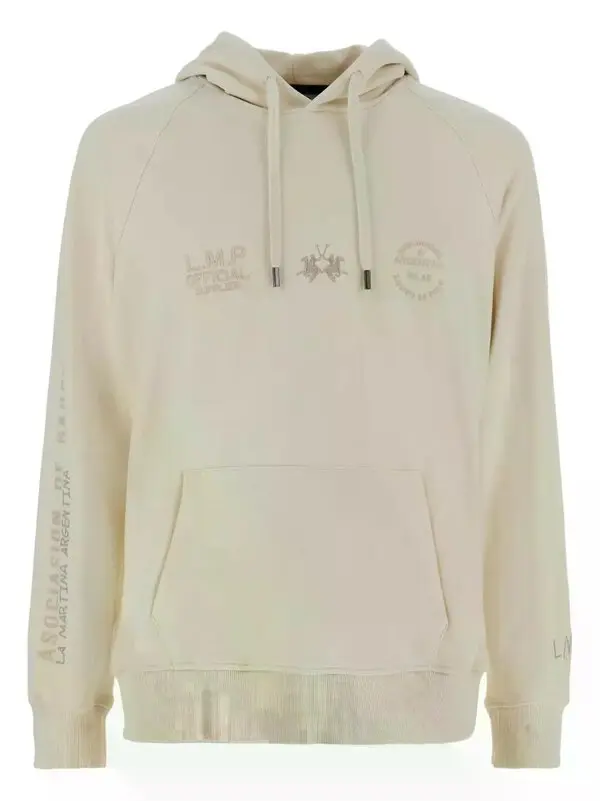 LA MARTINA Hooded Graphic Print Sweatshirt