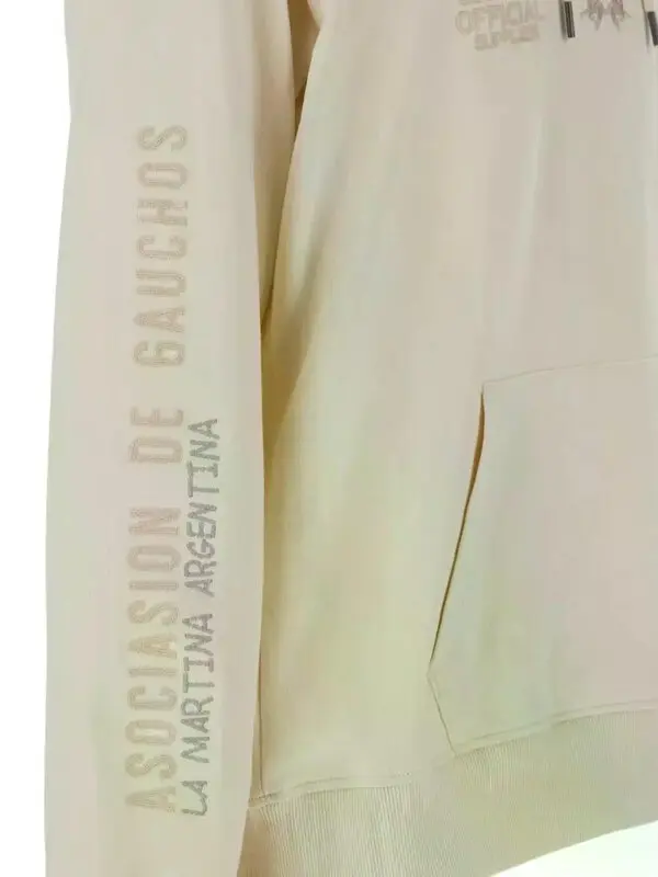 LA MARTINA Hooded Graphic Print Sweatshirt