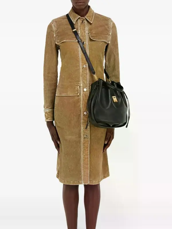 FERRAGAMO Hug Drawstring Bucket Bag