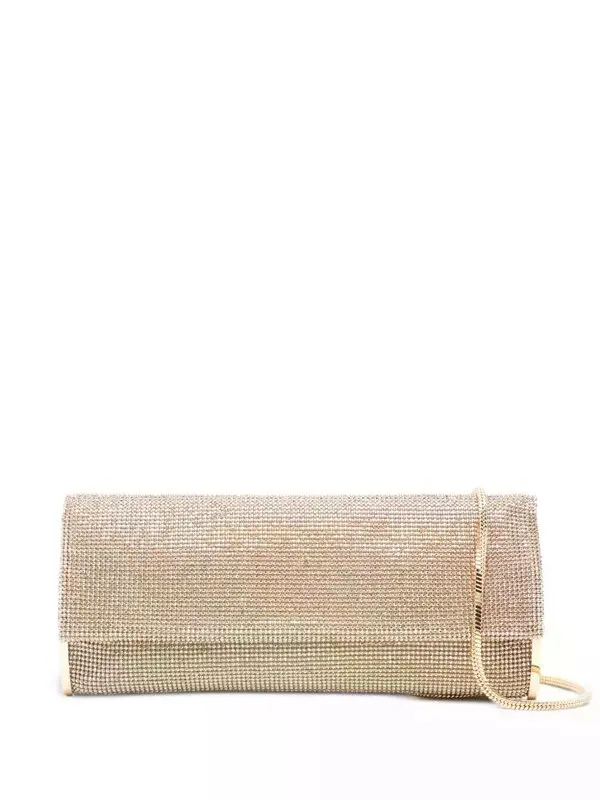 Benedetta Bruzziches Kate Embellished Chain Clutch - Neutrals