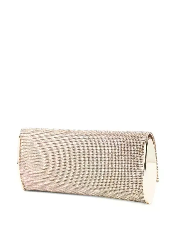 Benedetta Bruzziches Kate Embellished Chain Clutch - Neutrals