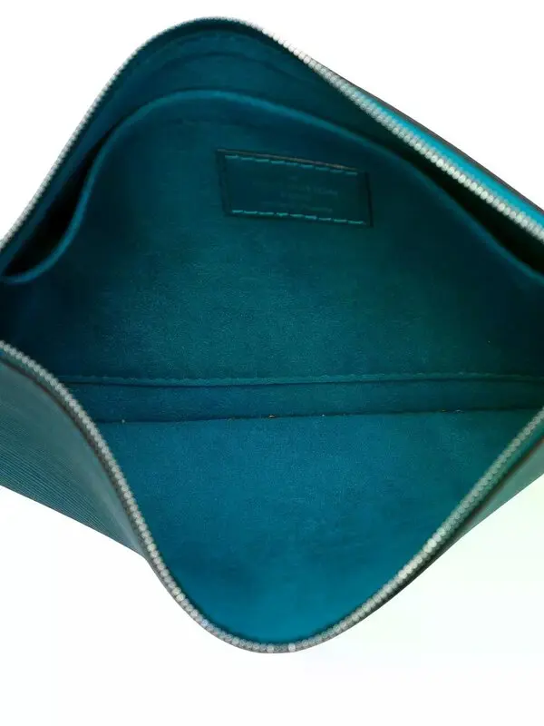 LOUIS VUITTON 2013 Epi Neverfull Pouch - Blue