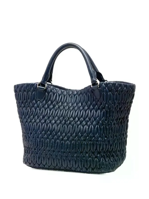 Miu Miu Matelassé Nappa Crystal Satchel