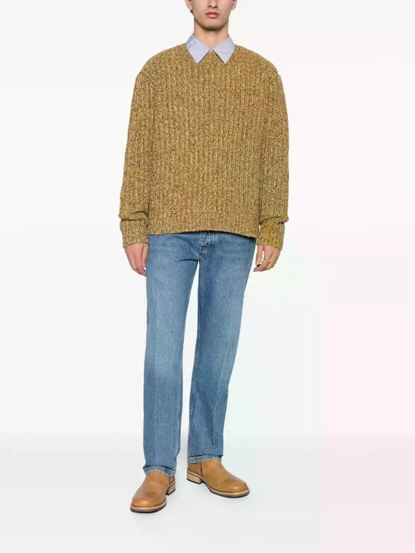 Séfr Makaya Crew-neck Sweater - Yellow
