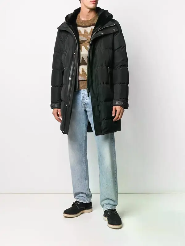 Mackage Down Coat With Shearling-lined Hood