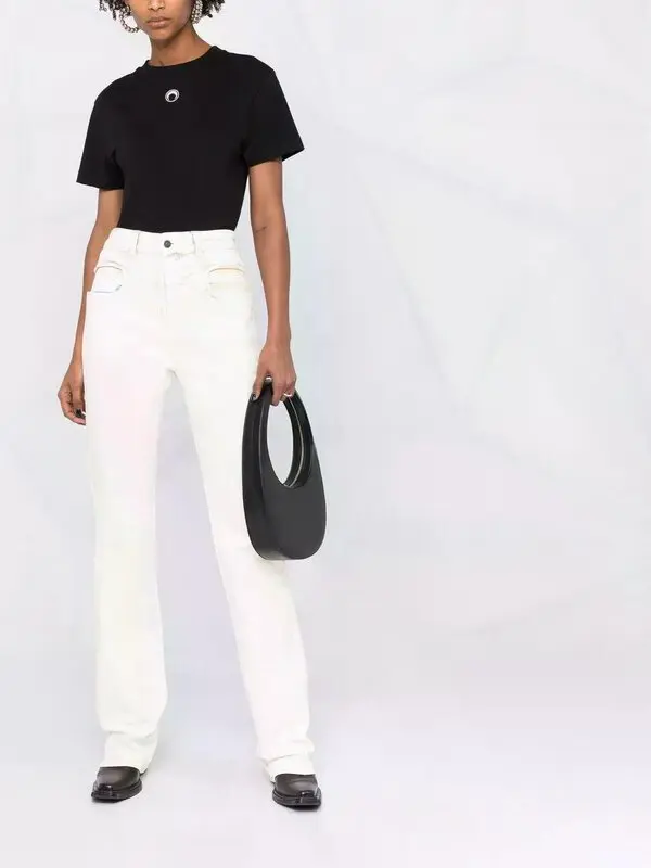 DIESEL® High-waist Coated Effect Jeans
