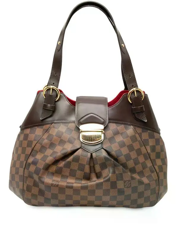 LOUIS VUITTON Damier Ebene Sistina Gm Shoulder Bag
