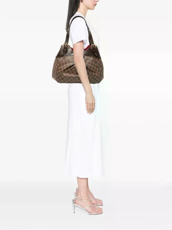 LOUIS VUITTON Damier Ebene Sistina Gm Shoulder Bag