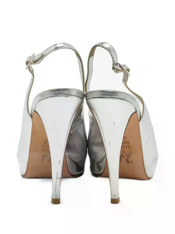 GINA 120mm Slingback Heeled Sandals