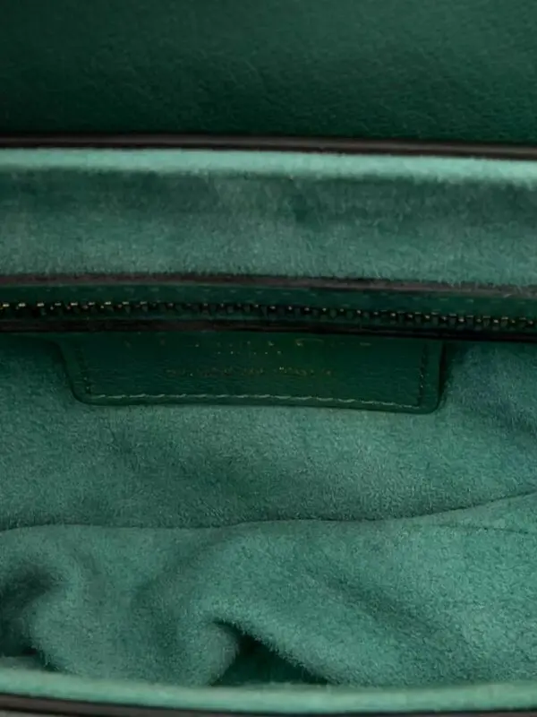 Dior 2021 Leather Saddle Shoulder Bag - Green